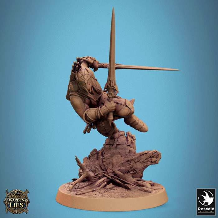 Moon Elf Sentinel - Jump Attack Dual Sword