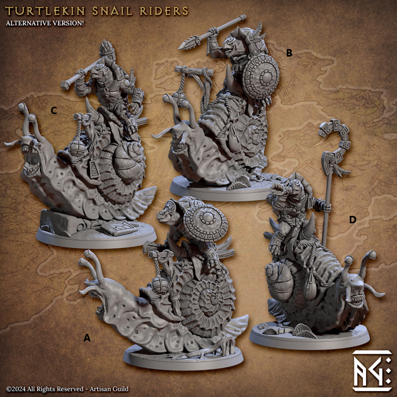Turtlekin Snail Rider - Masked