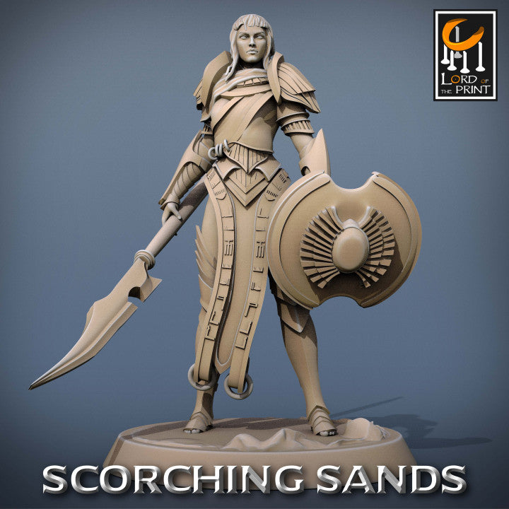 Egyptian Soldier Lance Stand