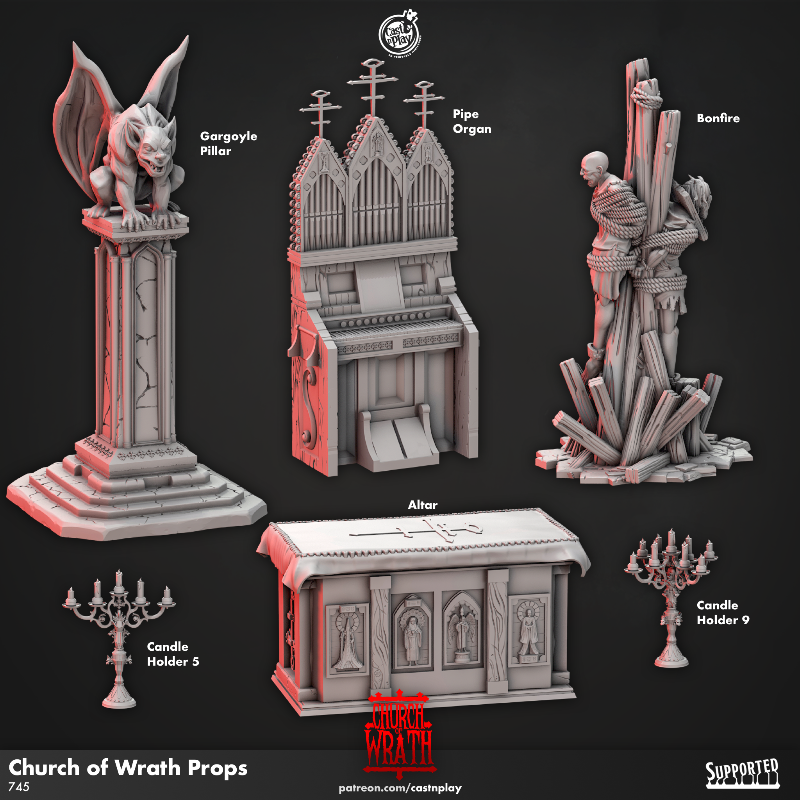 Church of Wrath Props