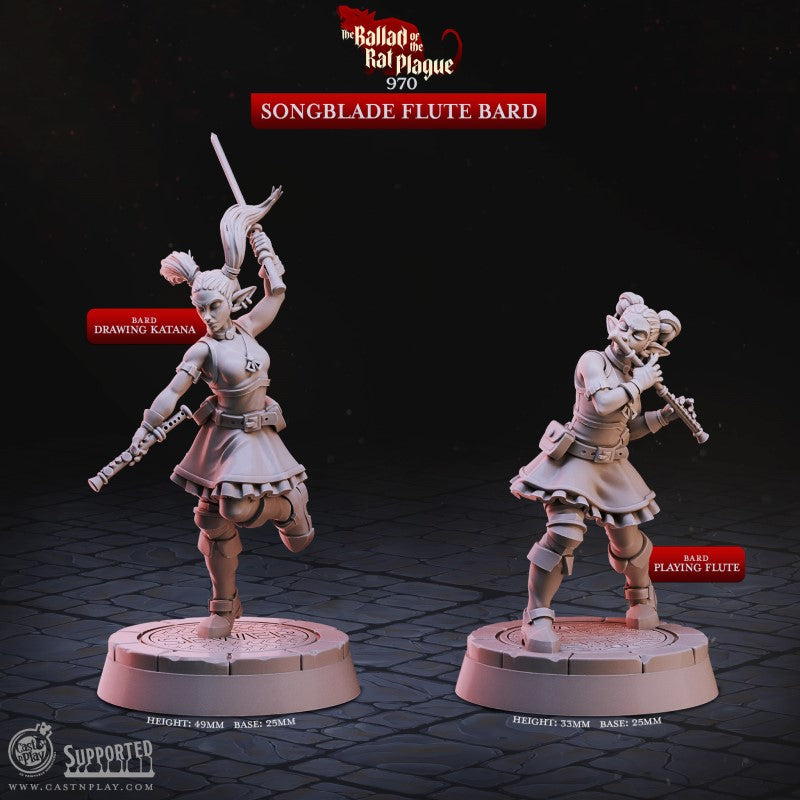 Songblade Flute Bard