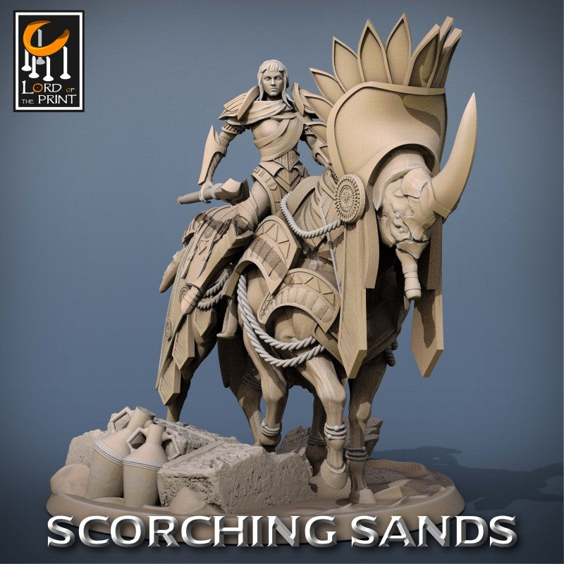 Egyptian Mount Lance Pose 2