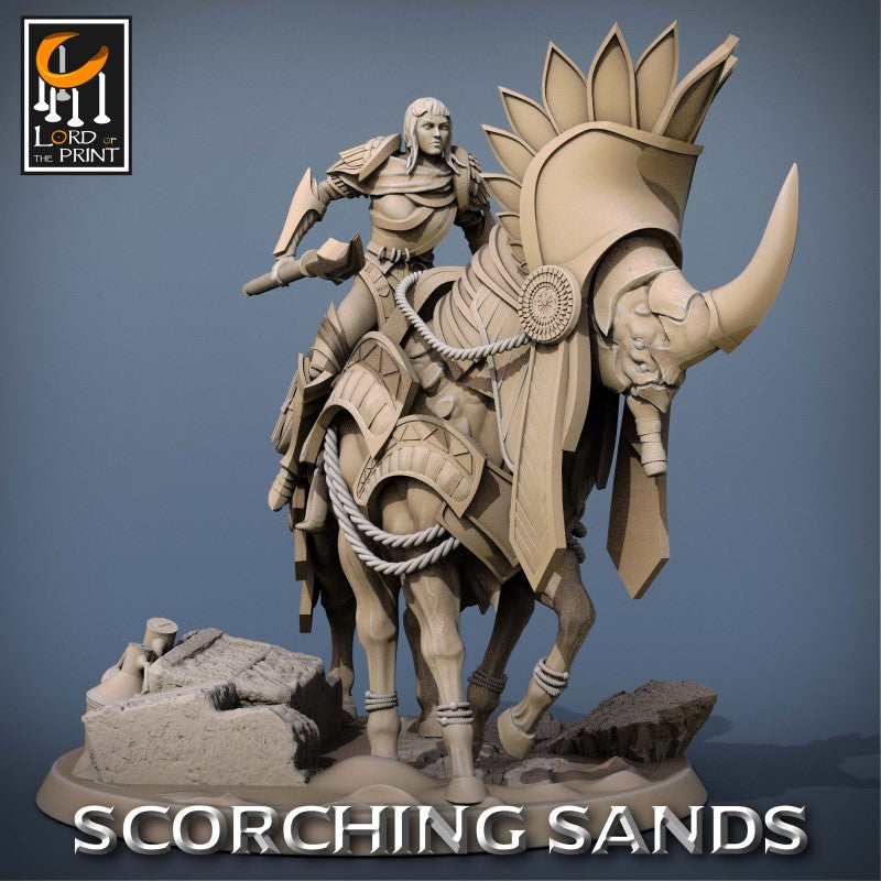 Egyptian Mount Lance Pose 3