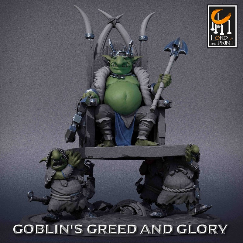Goblin King on Throne Sitting