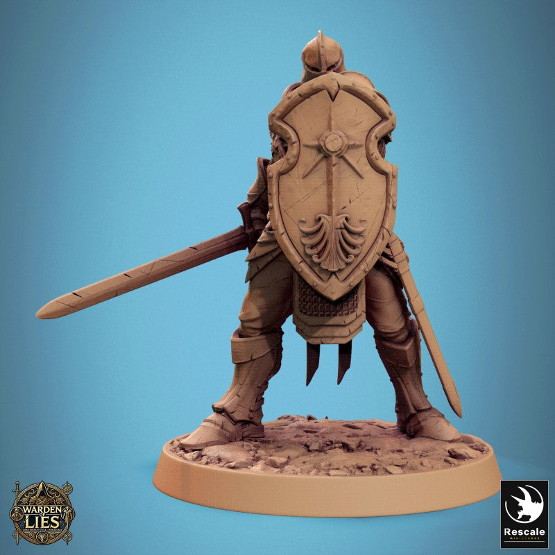Knight of Valor - Stand Sword Shield
