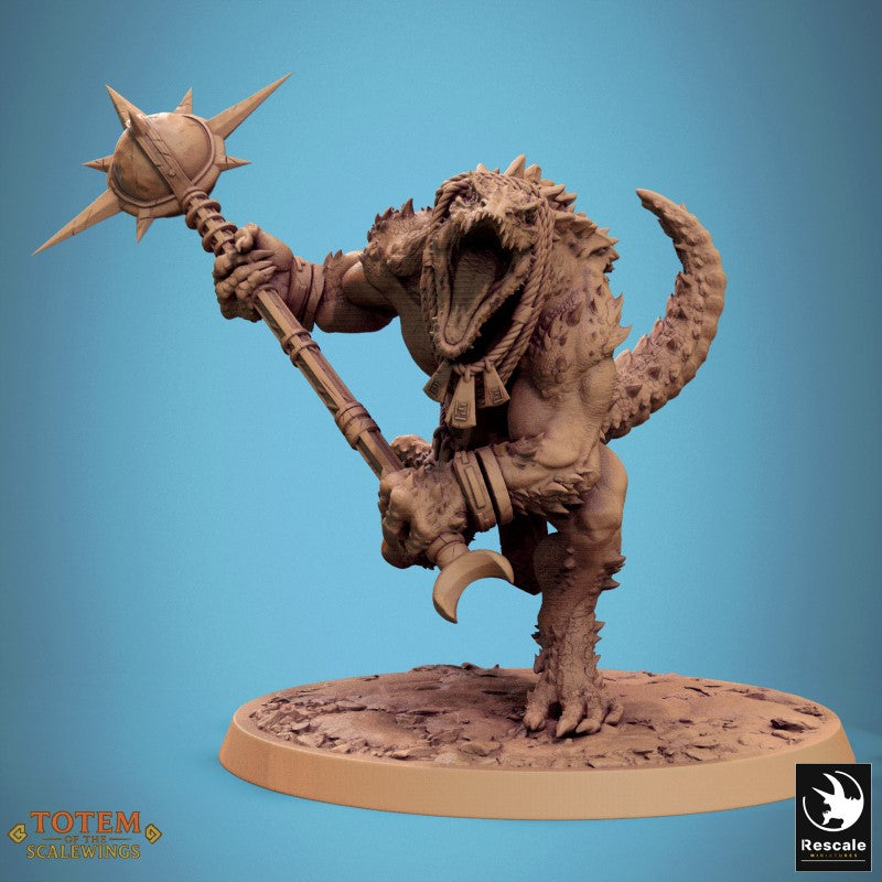 Lizardman Champion Dreadscale - Mace Run