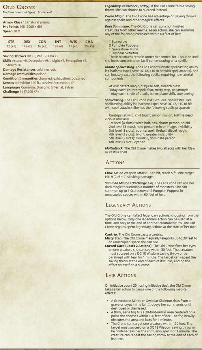 Old Crone