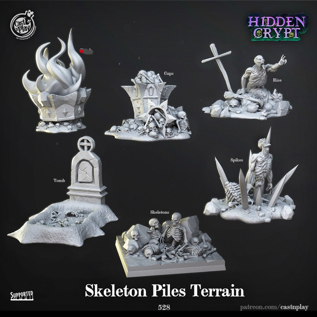 Skeleton Piles Terrain
